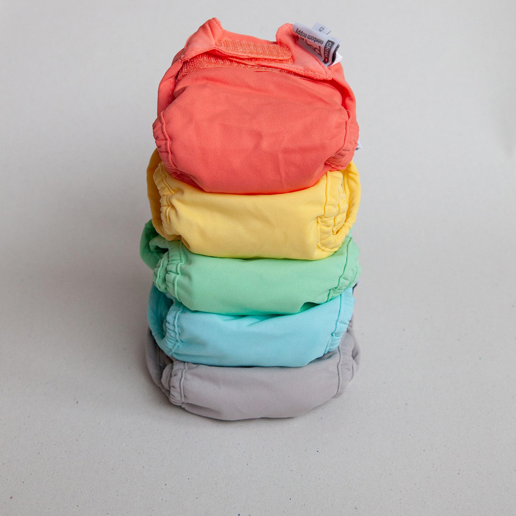 Close Pop-in Stoffwindel, Neugeborene, Pastels | Super easy Stoffwindel ...